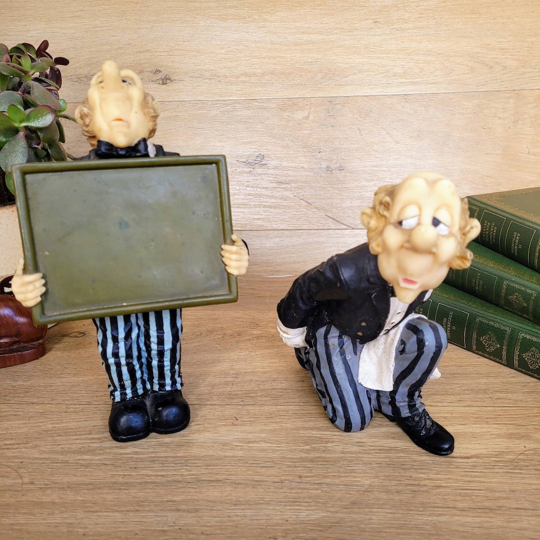 Vintage James the Butler Wine Holder and Menu Holder, Retro Novelty ...