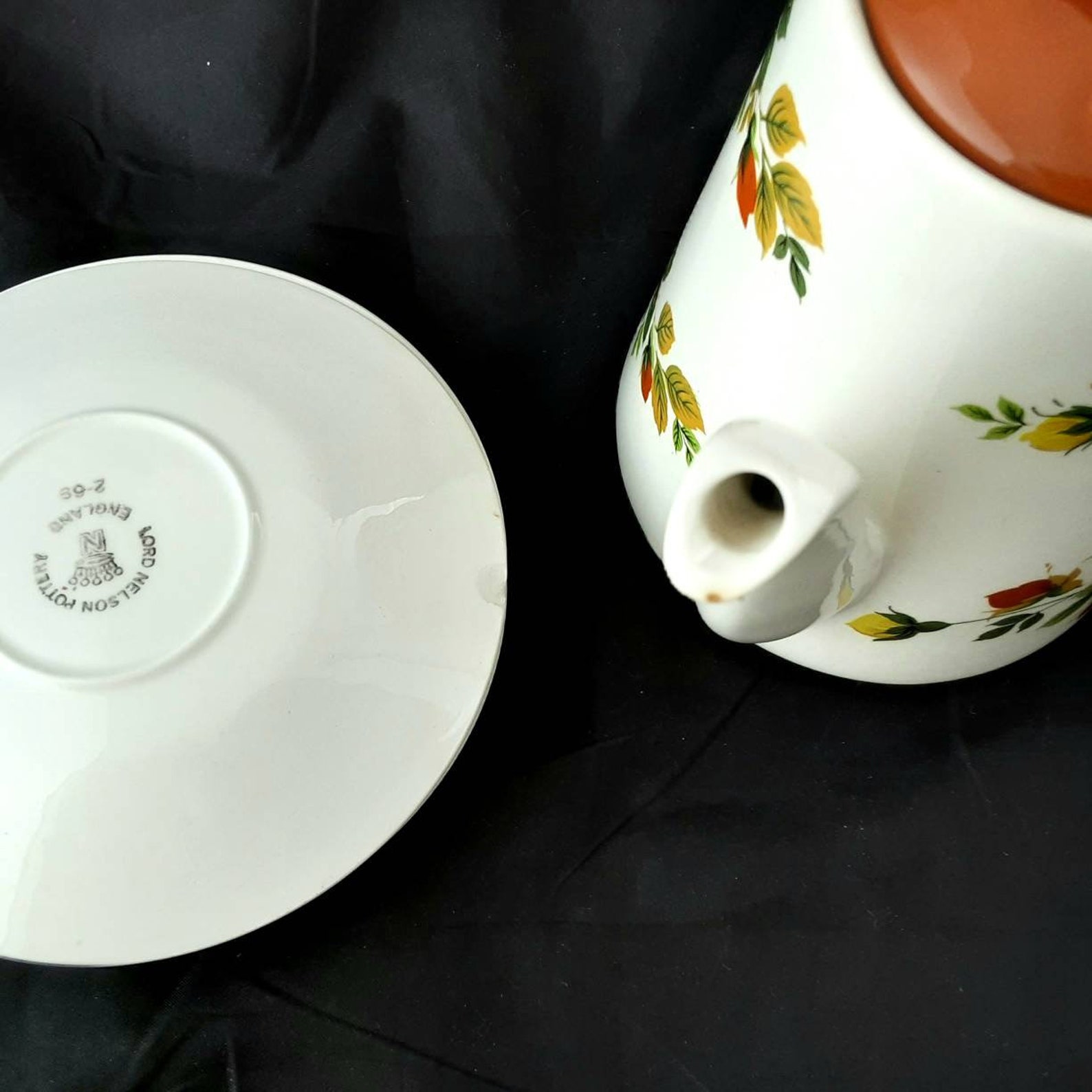 Vintage Lord Nelson Tea Set Retro Teapot and Teacups Mid - Etsy UK