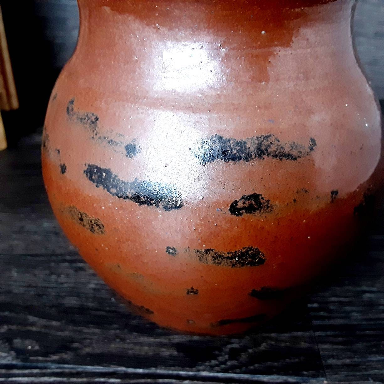 Vintage Brown Pottery Vase, Pauline Toynbee ~ Studio Pottery Vase ...