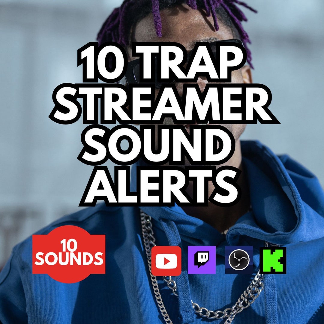 Trap Twitch Streamer Sound Alerts, Stream Trap Audio Notifications, 10 ...