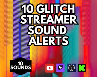 Cute Minimal Twitch Sound Alerts for Streaming Pack 1 Audio Alerts ...