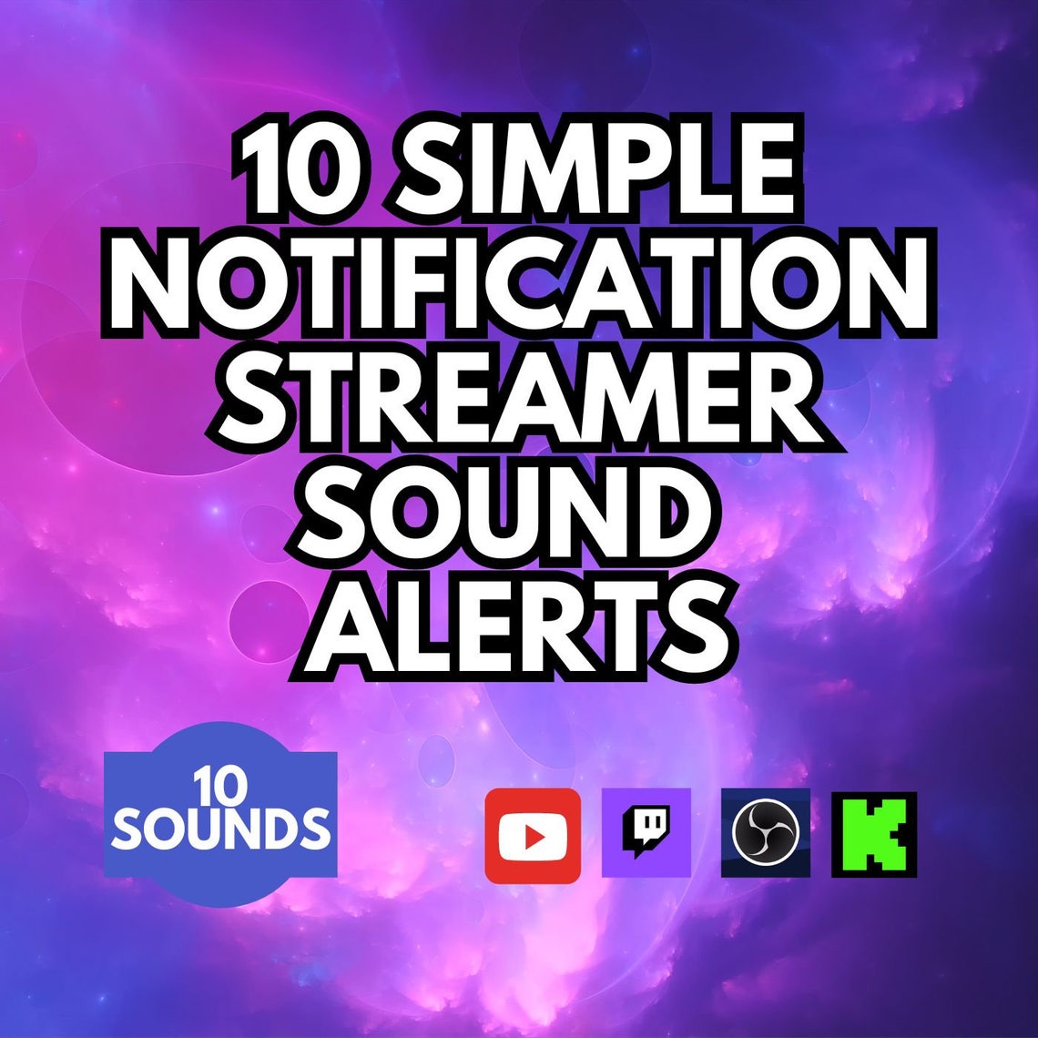 Twitch Streamer Sound Alerts, Youtube Stream Audio Notifications, 10 ...