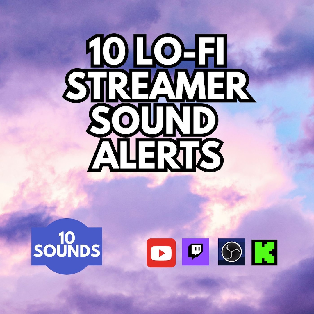 Lo-fi Twitch Streamer Sound Alerts, Youtube Stream Audio Notifications ...