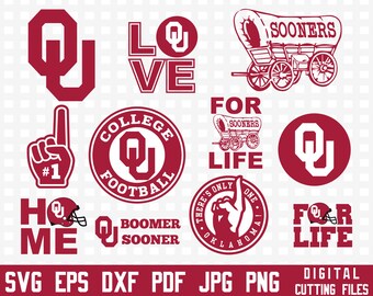Oklahoma sooner svg | Etsy