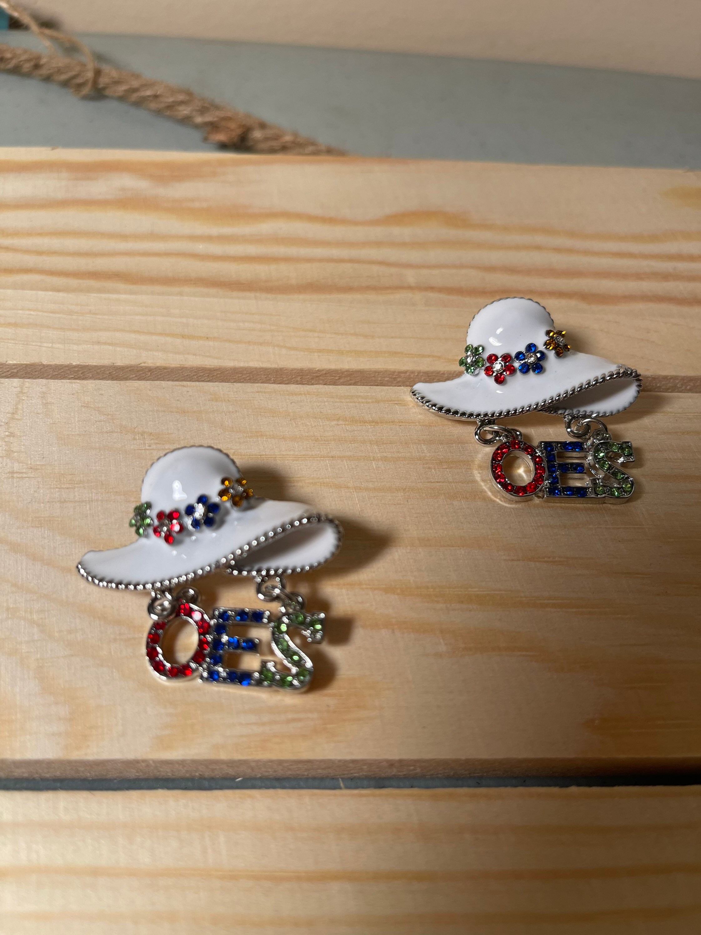 2 OES Hat Pins - Etsy