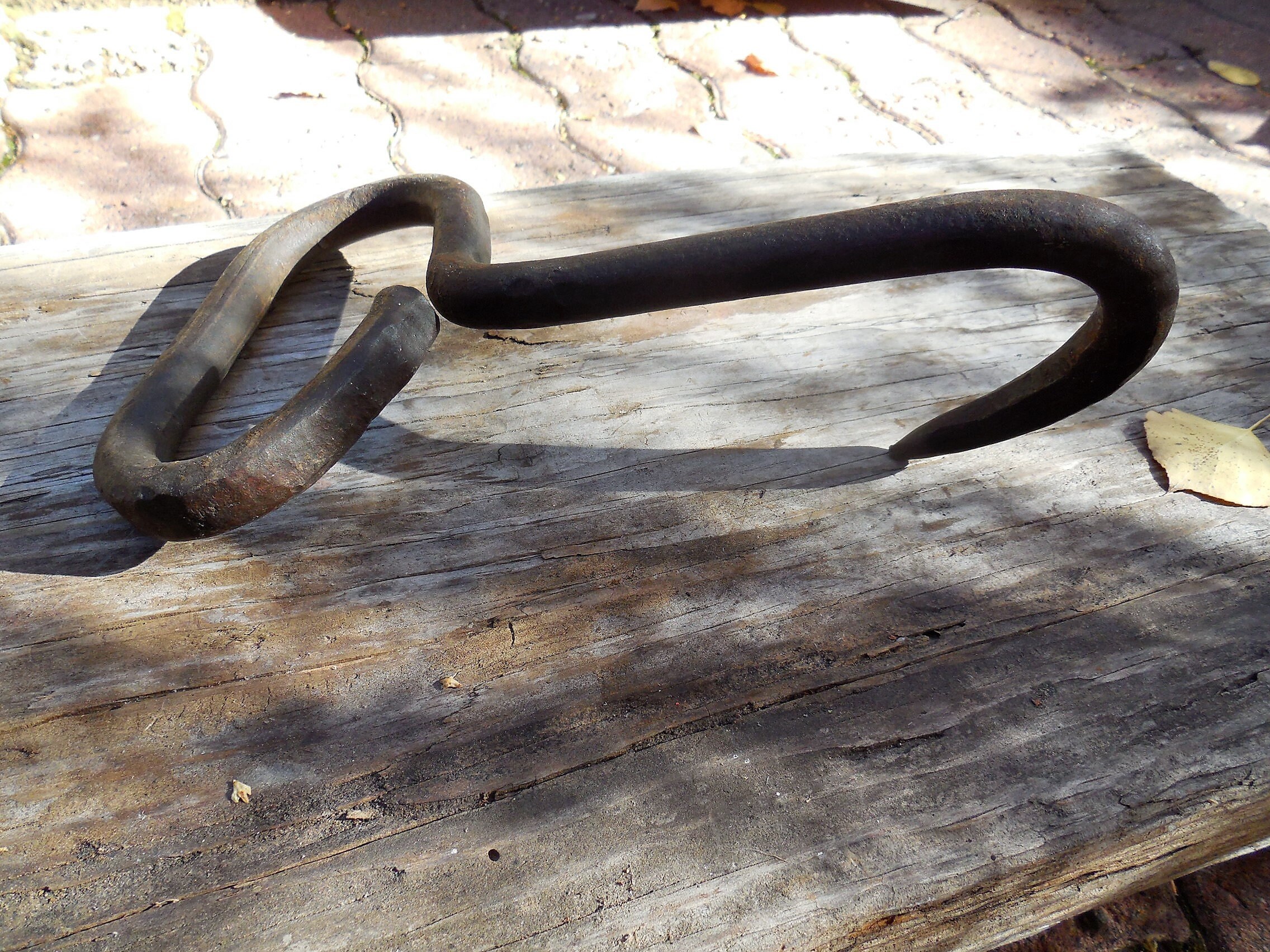 Vintage Farm Hay Bale Hook Hand Forged Wrought Iron Hook - Etsy