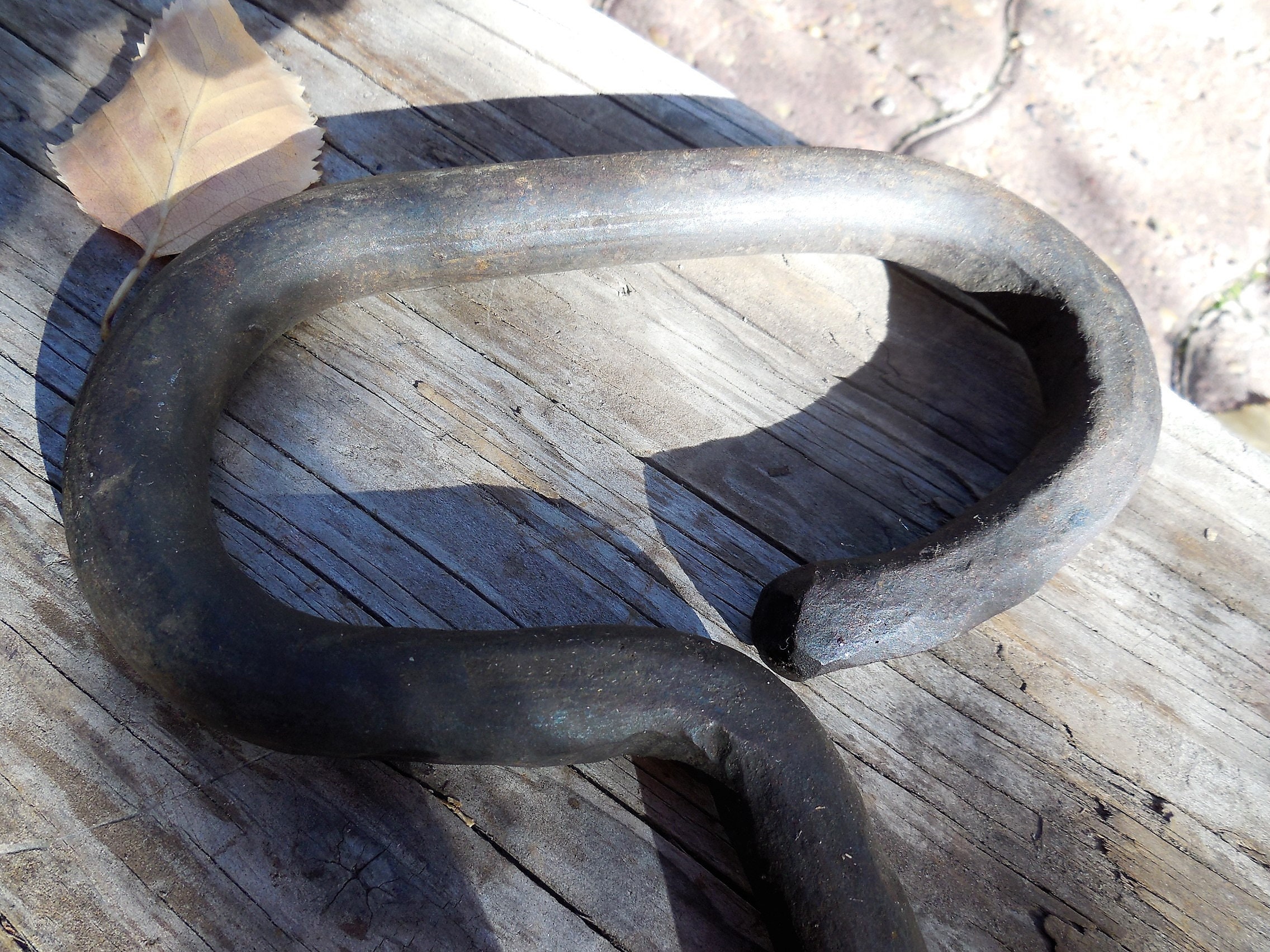 Vintage Farm Hay Bale Hook Hand Forged Wrought Iron Hook - Etsy