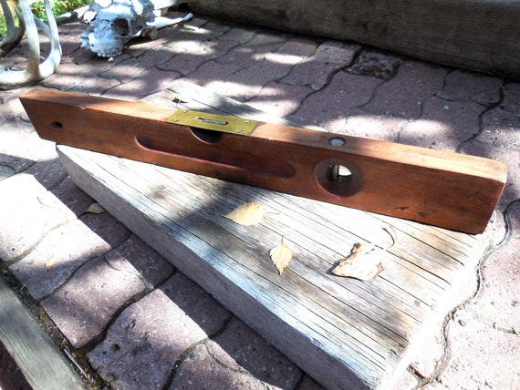 Antique Vintage Wood Levels Stanley, Vintage Wooden Level, 24 Inches,