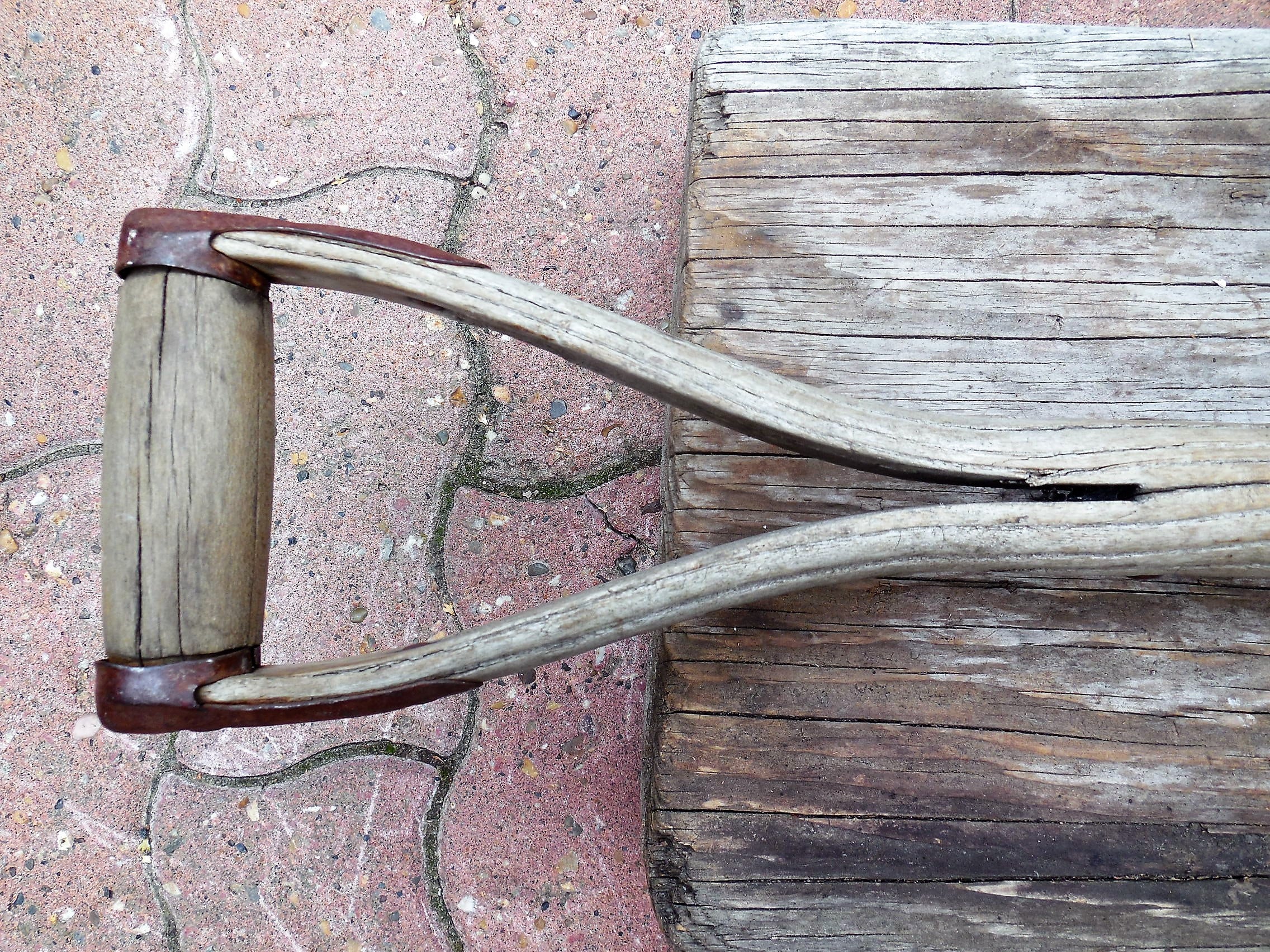 Antique Split Handle Shovel, the Tool Co. Piqua Ohio, Rail Road Coal ...