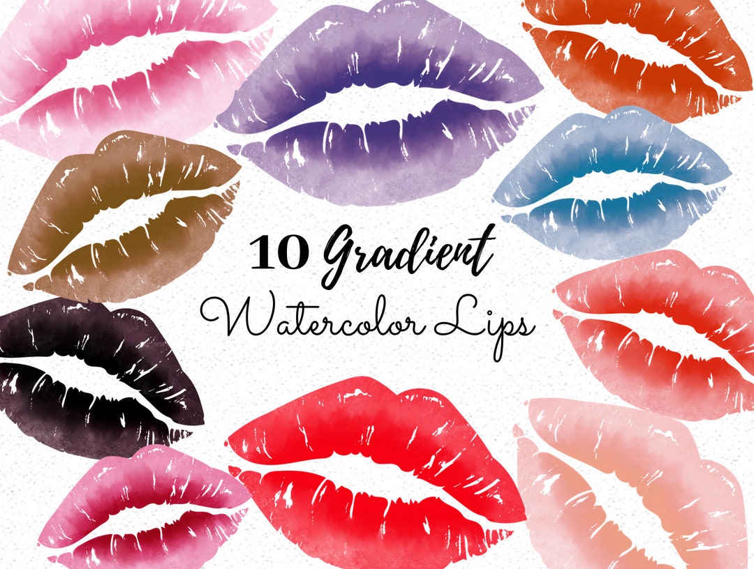 Kiss Lips Clipart, Valentine's Day Clipart, Pink Lips Clip Art ...