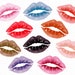 Kiss Lips Clipart, Valentine's Day Clipart, Pink Lips Clip Art ...