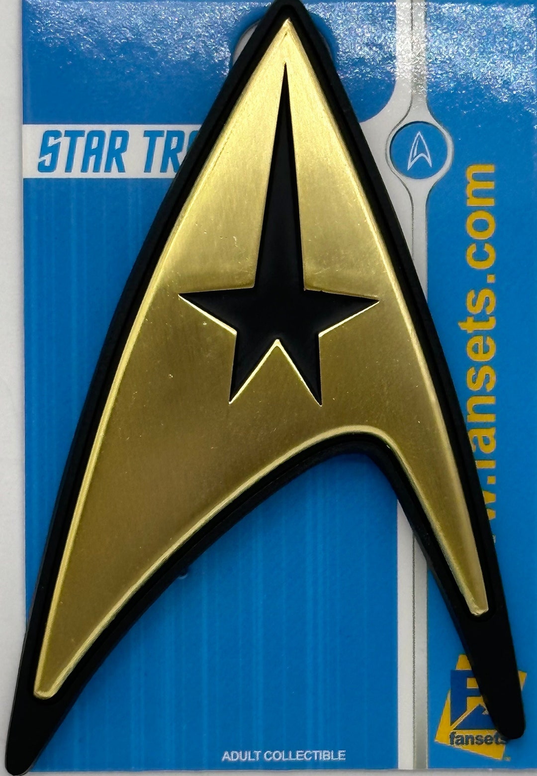 Star Trek the ORIGINAL Series Delta GOLD Metal PIN - Etsy