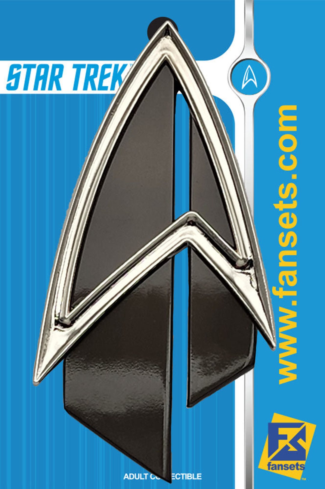 Star Trek Picard GROOVED Magnetic Delta - Etsy