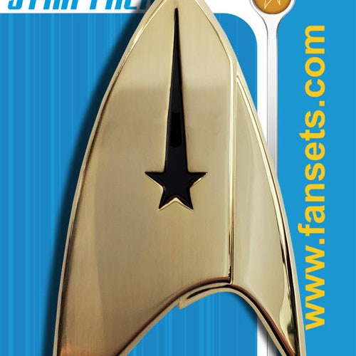 Star Trek: Discovery ENTERPRISE COMMAND FULL Size Delta Pin - Etsy