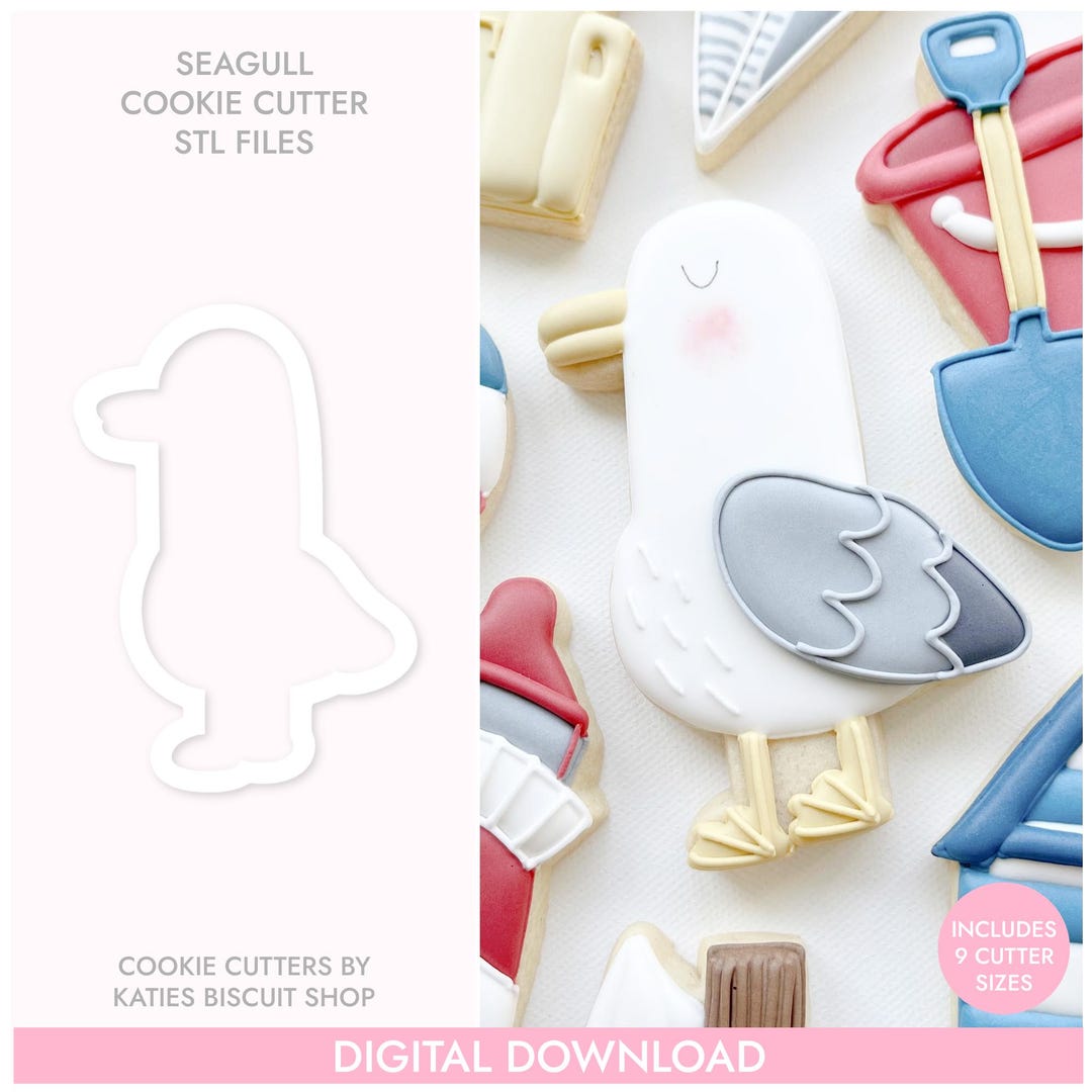 Seagull Cookie Cutter, STL File, 3D Printable Cookie Cutter, Instant ...