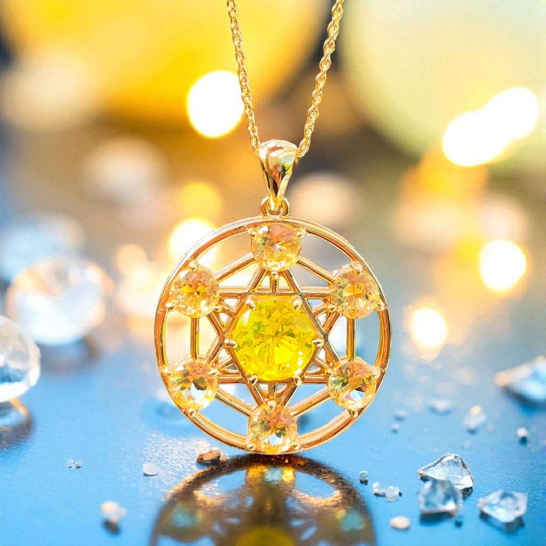 The Solaris Metatron's Cube Pendant in the Christ Ray is a Powerful ...