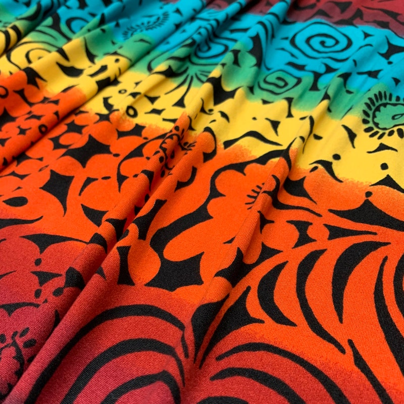 Rainbow Fabric - Etsy