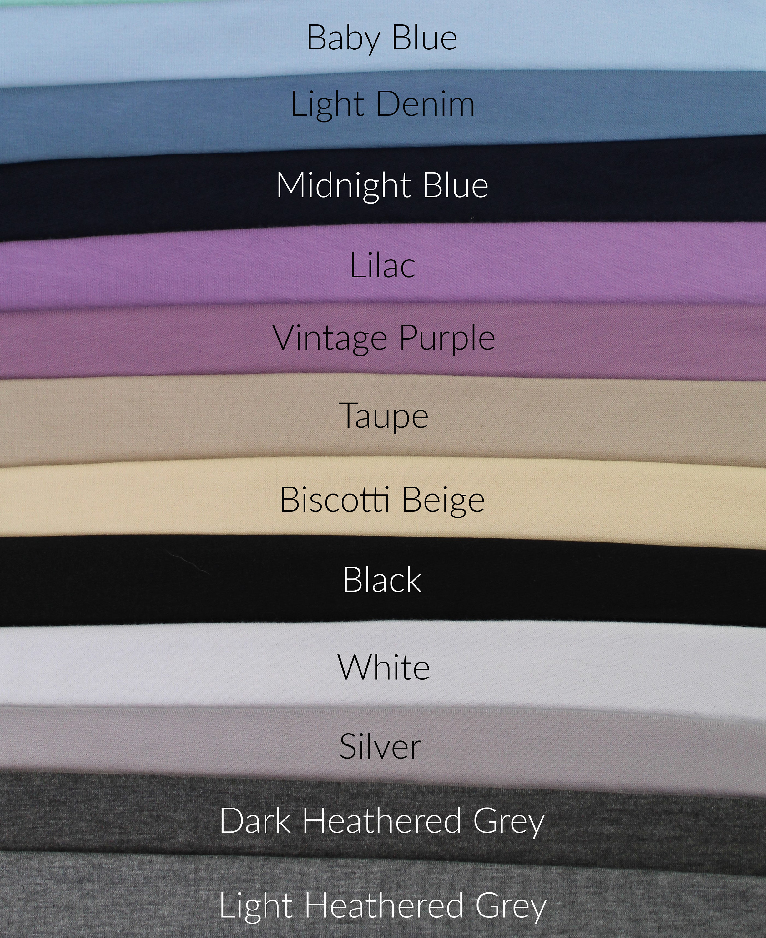 French Terry, Knit Fabric, SOLIDS VARIETY, Poly Rayon Blend, , 2 Way ...