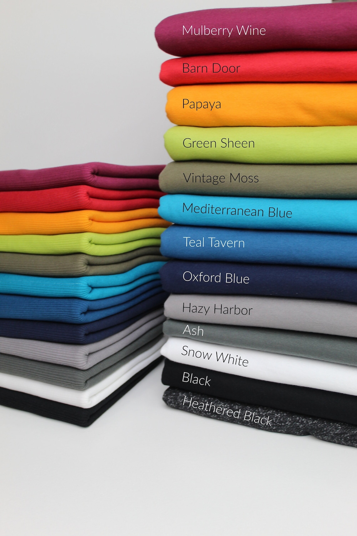 Sweatshirt Fleece Fabric 14 SOLIDS VARIETY Fleece100% - Etsy