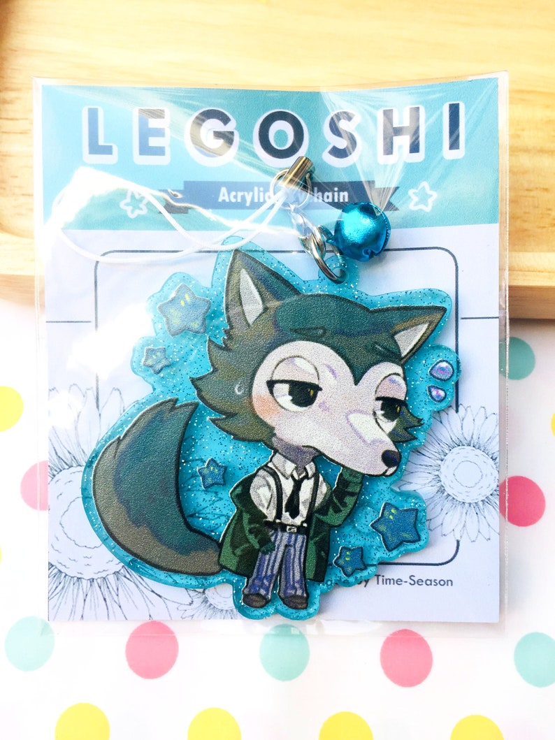 Legoshi X Louis Color Glitter Acrylic Charms - Etsy