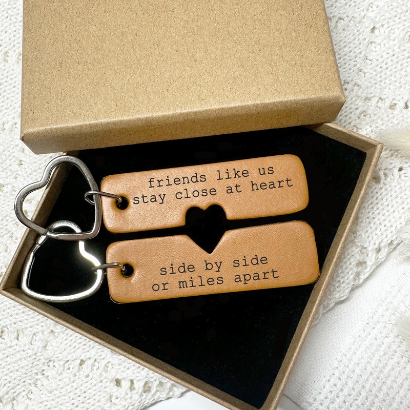 Best Friend Keychain - Etsy