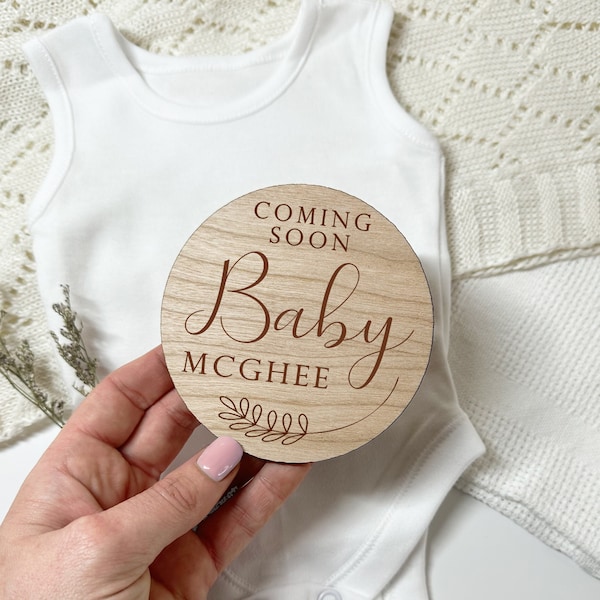 Baby Coming Soon Sign - Etsy