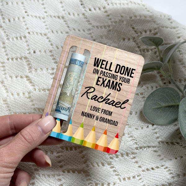 Congratulations Money Wallet - Etsy