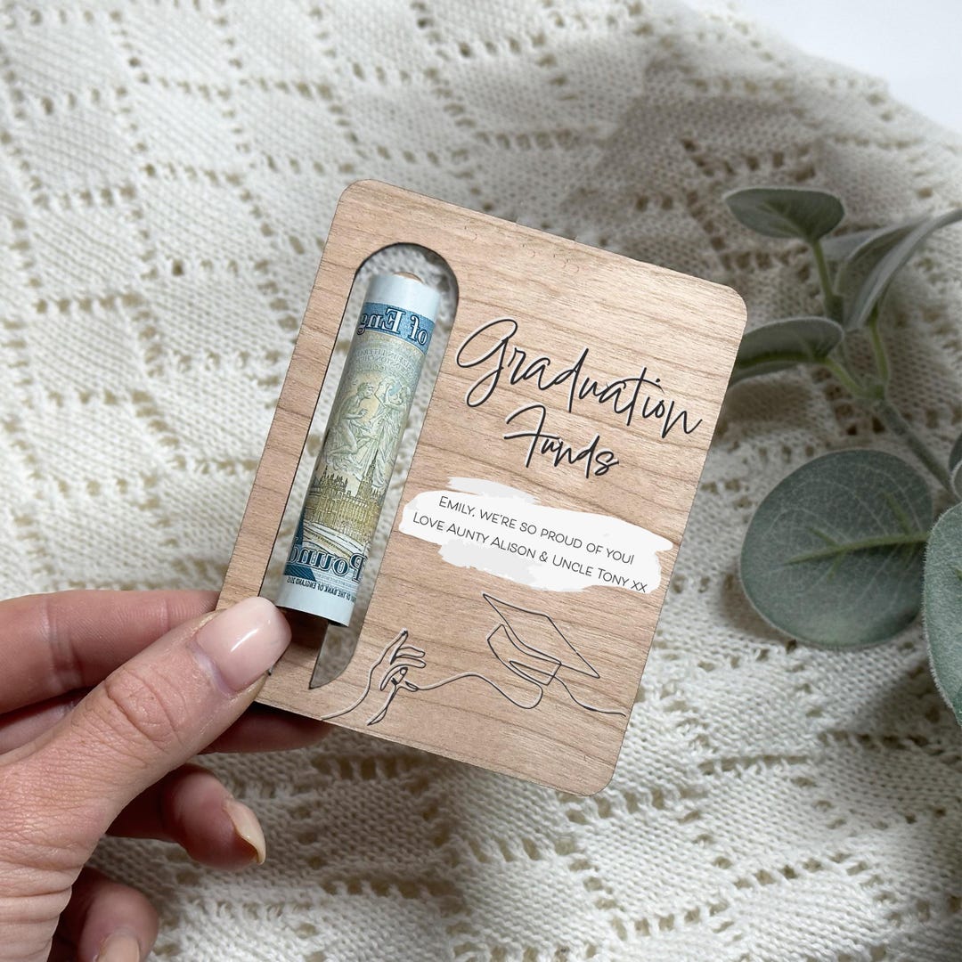 Graduation Money Wallet Gift, Congratulations Money Holder, Graduate ...