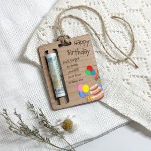 Happy Birthday, Birthday Gift, Money Holder, Money Wallet Gift, Money ...