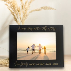Personalised Family Photo Frame, Gift for Family, Personalised Family ...