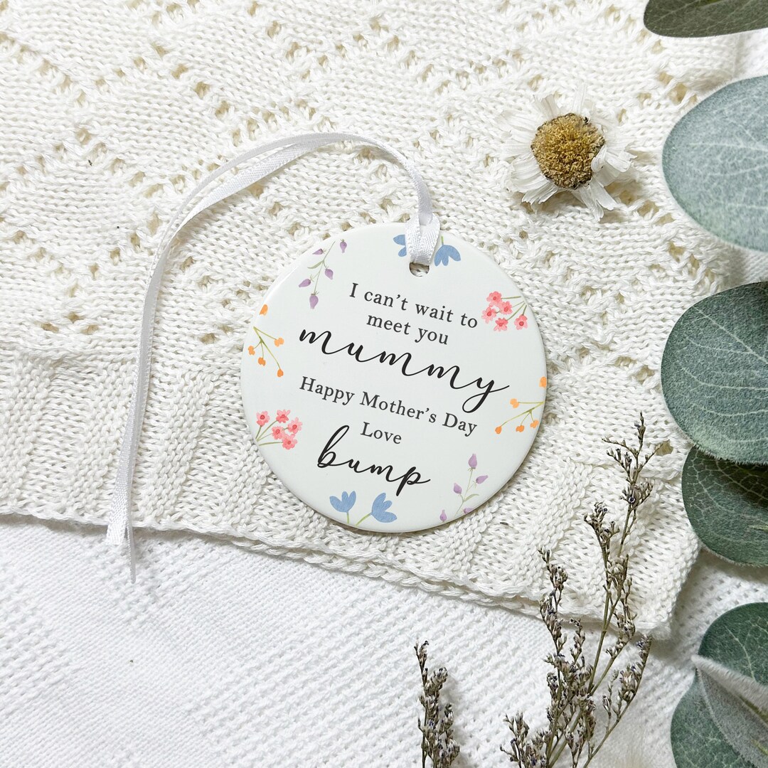 First Mothers Day Gift From Bump, Ceramic Ornament With Giftbox, Mummy ...
