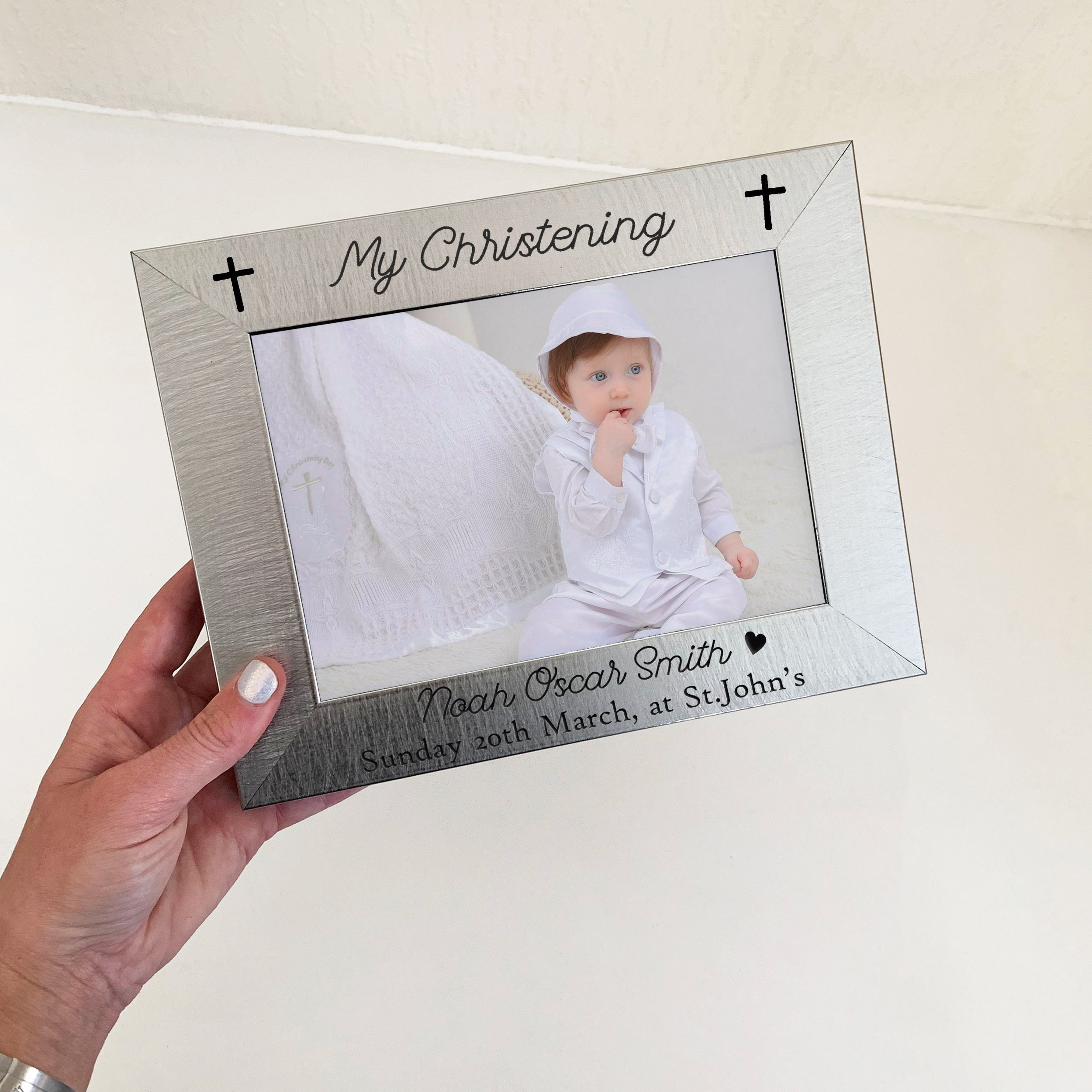 Baby Christening Frames For Photoshop
