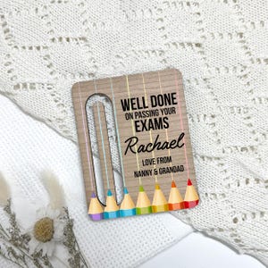 Passing Exams Gift, Well Done Gift, Money Wallet Gift, Congratulations ...