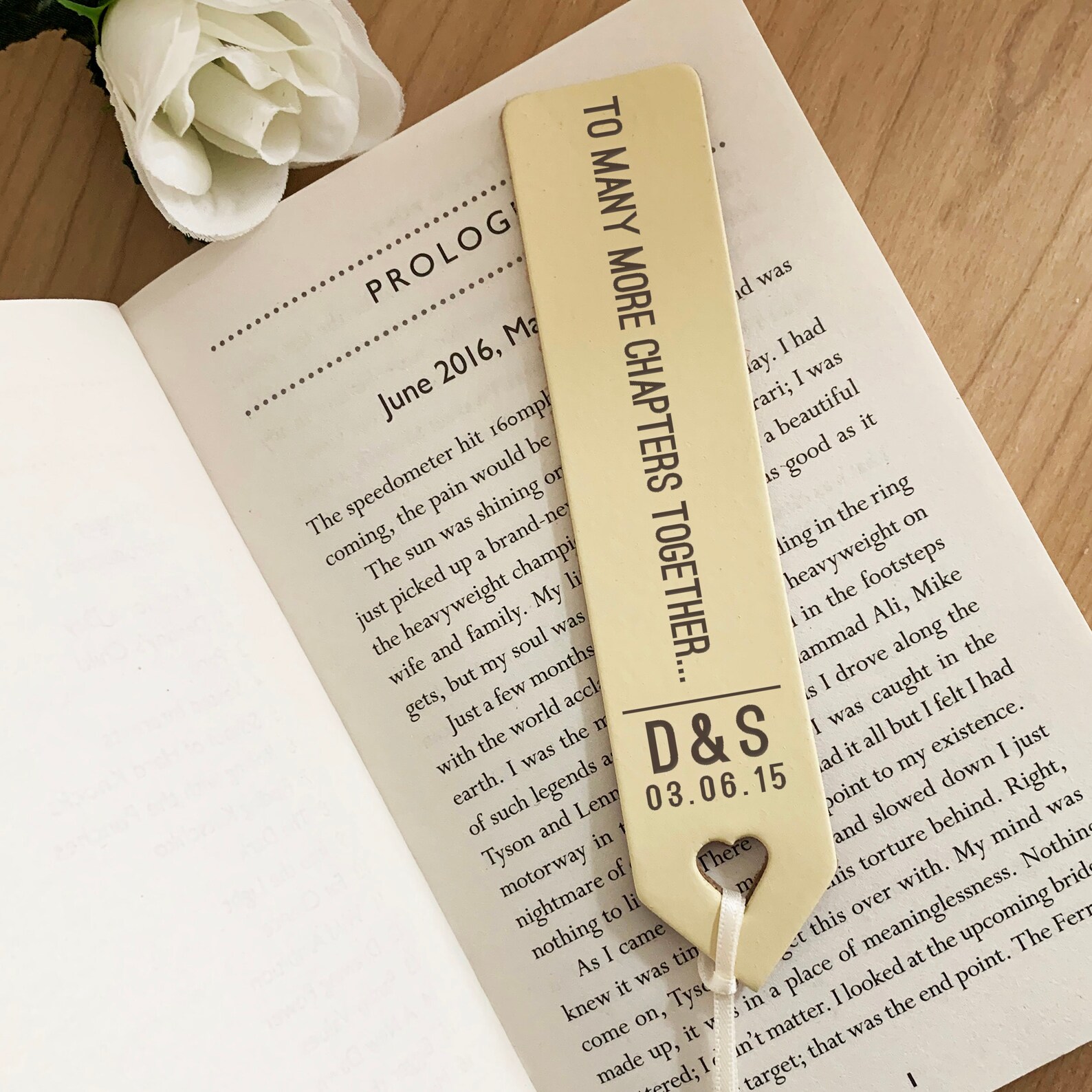 Custom Bookmark Gift for Partner Quality Handmade British - Etsy UK