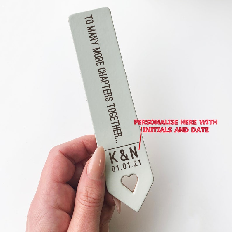 Custom Bookmark Gift for Partner Quality Handmade British - Etsy UK