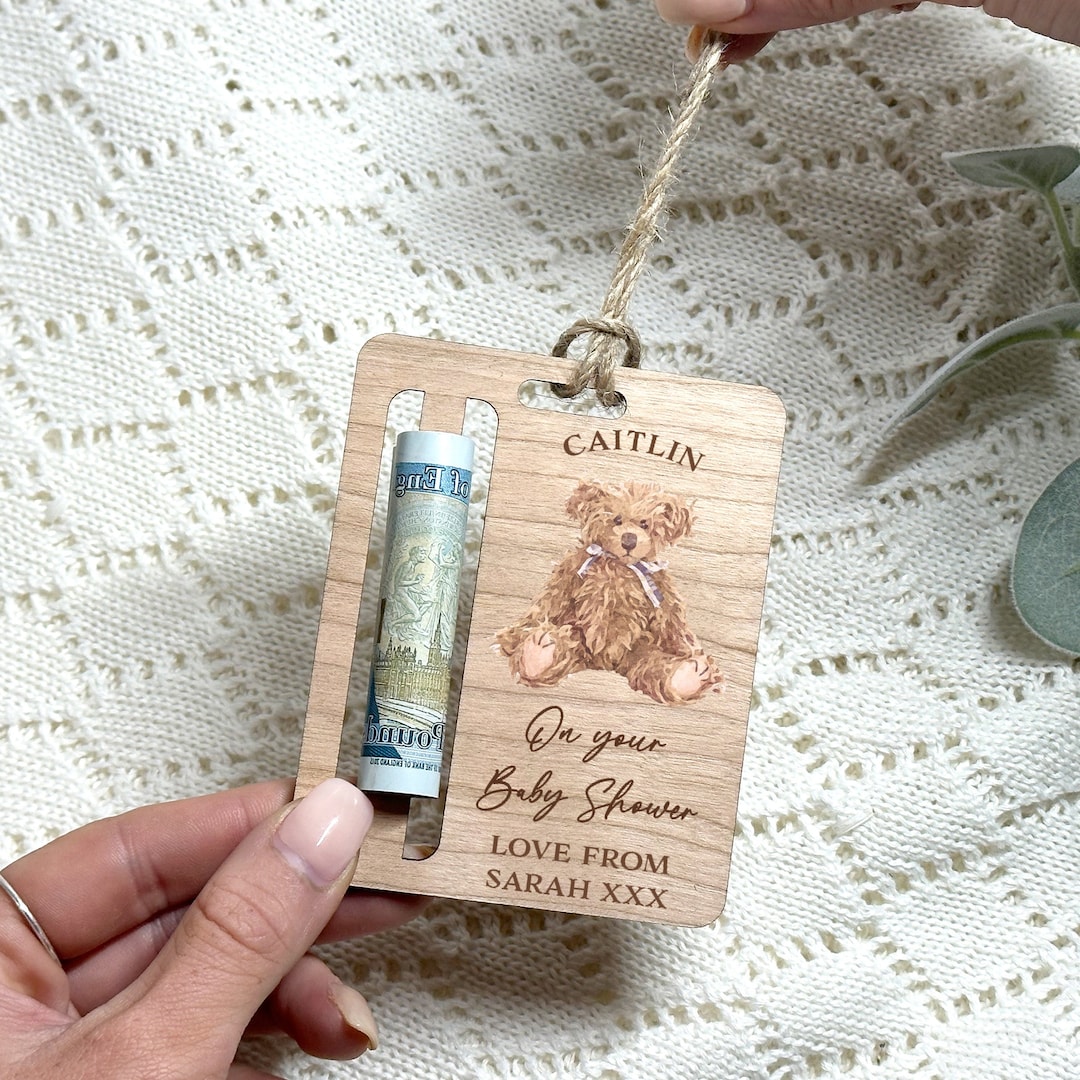 Baby Shower Gift, Money Wallet Gift, Money Holder, Personalised Gift ...