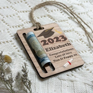 Graduation Gift Money Holder Personalised Gift Money Wallet - Etsy