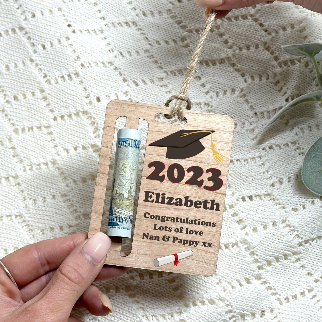 Graduation Gift Money Holder Personalised Gift Money Wallet - Etsy