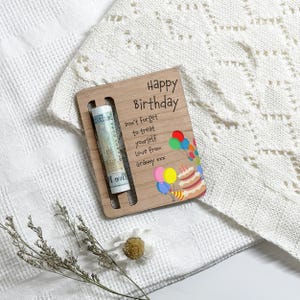 Happy Birthday, Birthday Gift, Money Holder, Money Wallet Gift, Money ...