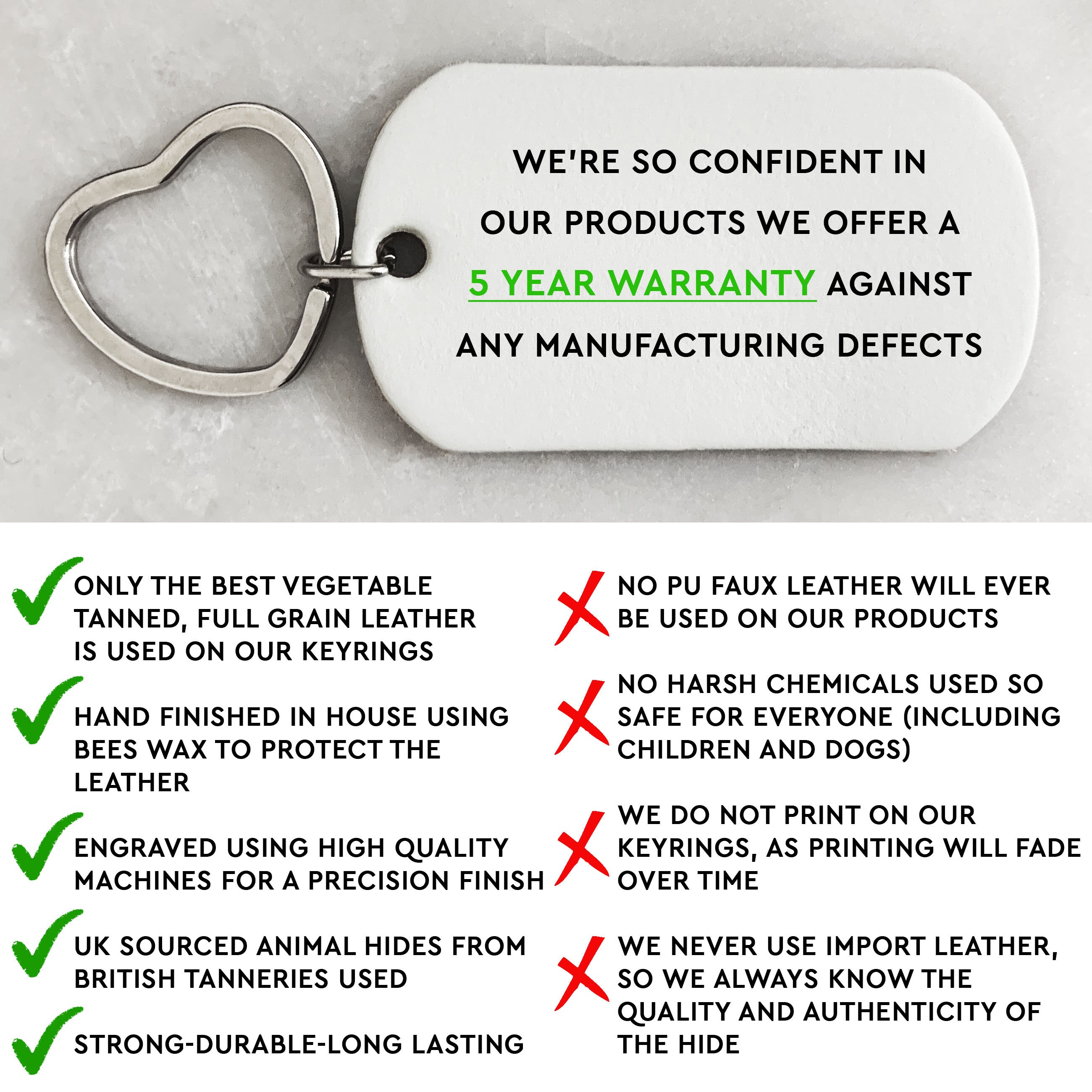 Engraved Leather Keychain. Custom Leather Keychain. Leather | Etsy