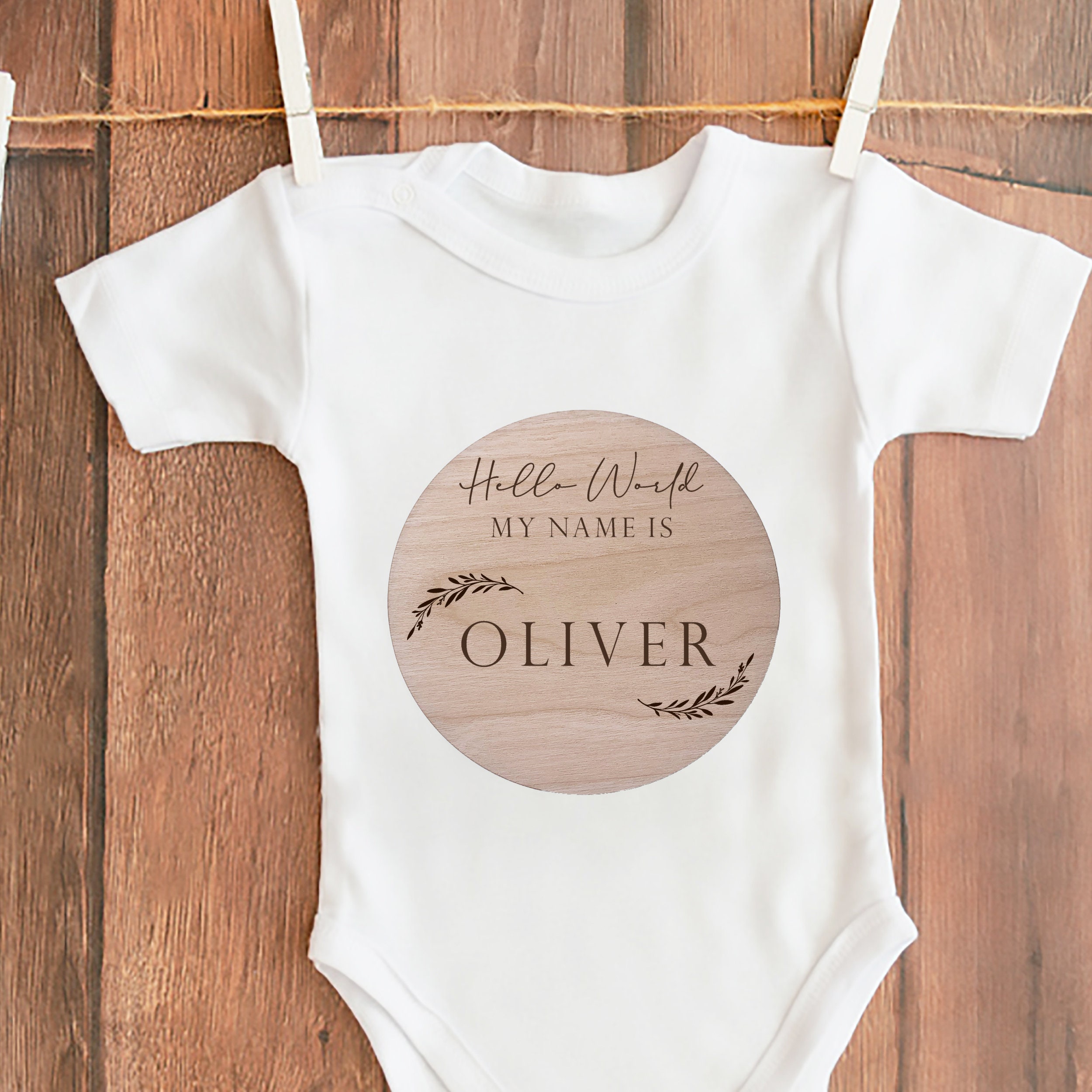 Baby Announcement Photo Personalised Baby Photo Frame Personalized Baby ...