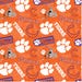 Clemson University Fabric, Clemson Tigers, Licensed NCAA Fabric, South ...