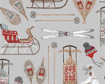 Snow Day Fabric Fun at the Park on A Snow Day by Heleen Vd - Etsy