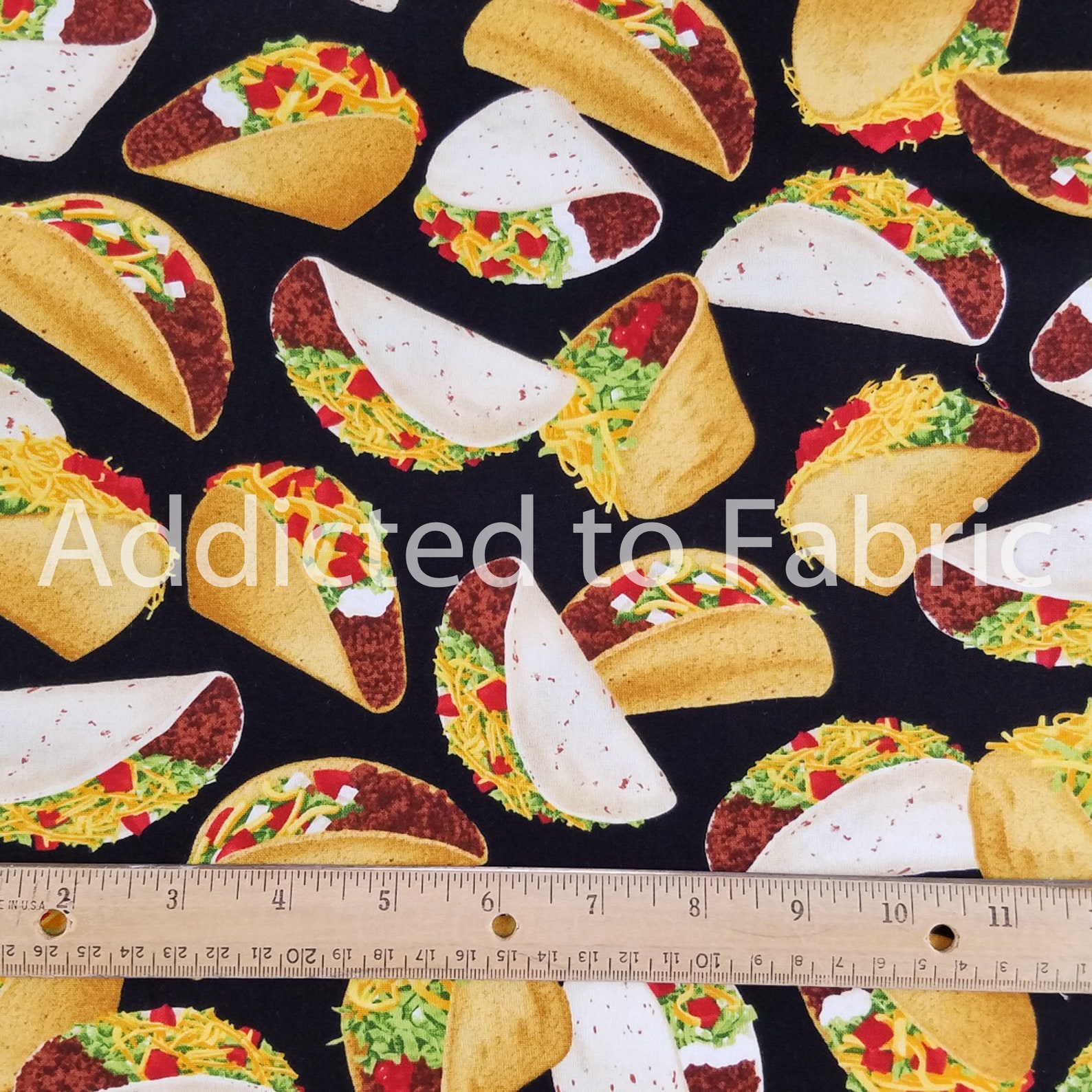 Tacos Allover Fabric by Timeless Treasures Taco Fabric - Etsy