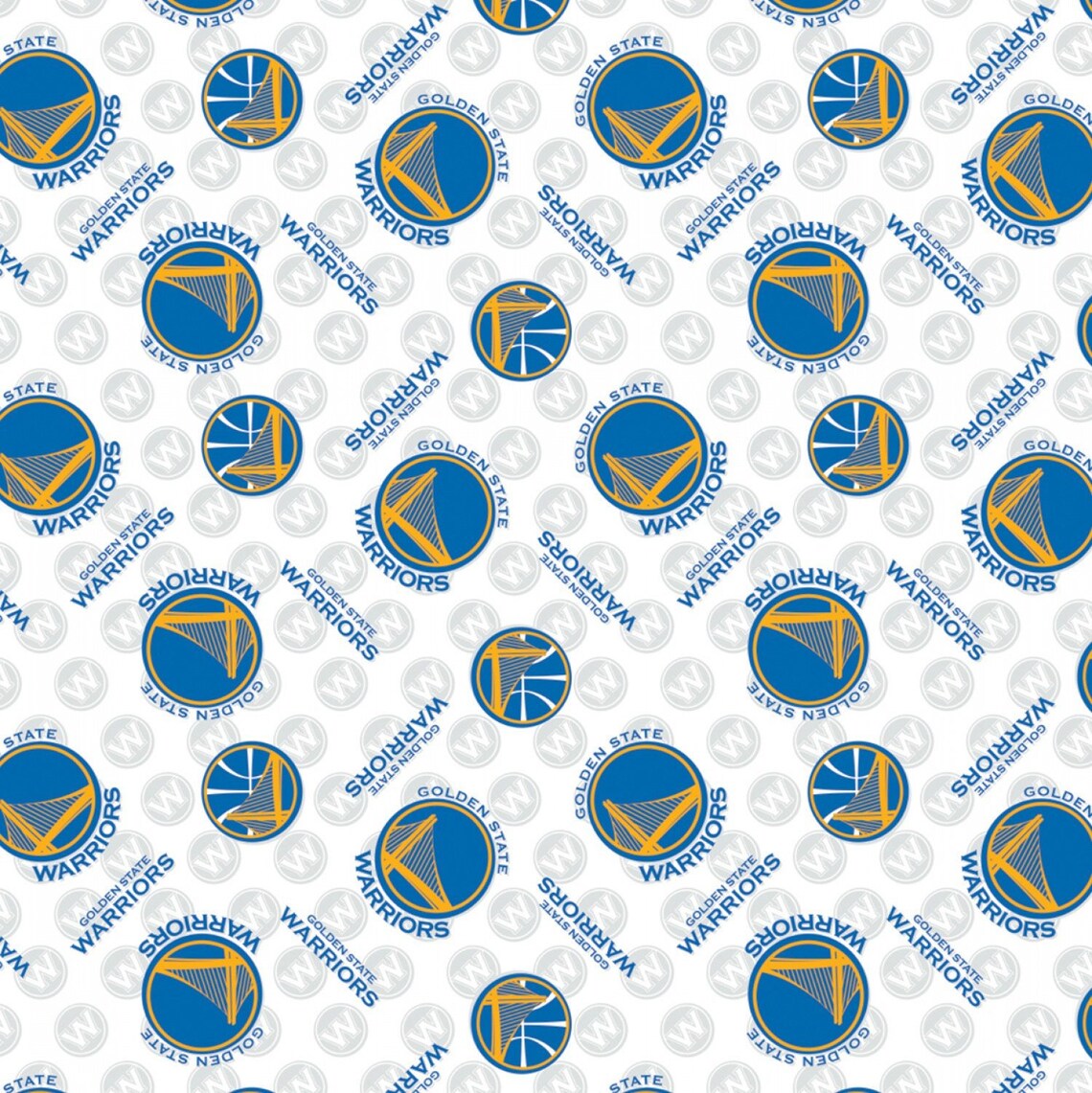 Golden State Warriors Fabric NBA Cotton Fabric Officially - Etsy