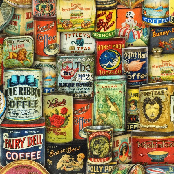 Antique Tin Cans - Etsy