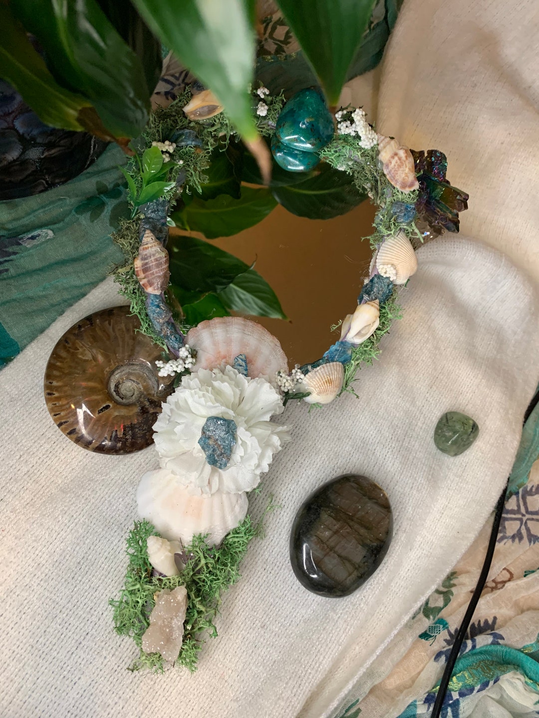 Goddess of Neptune Enchanted Crystal Mirror - Etsy