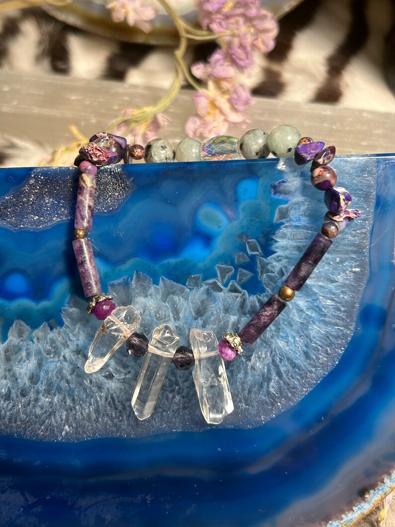 Zelda moonstone Dyed Jasper - Etsy