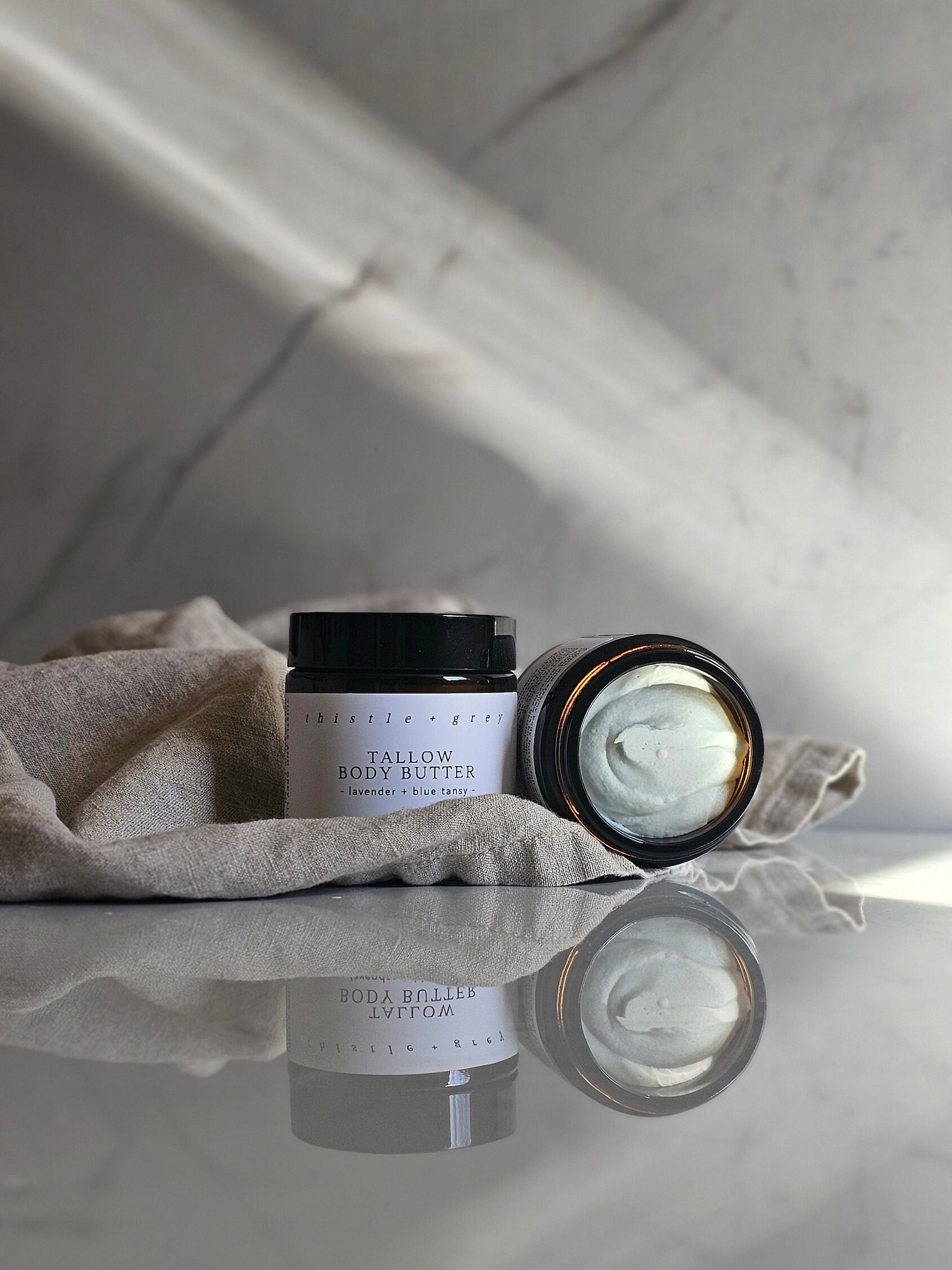 ORGANIC TALLOW BUTTER | Lavender + Blue Tansy | Grass-fed and Finished ...