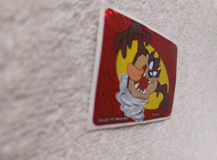 Vintage Looney Tunes Taz Vending Machine Sticker - Etsy